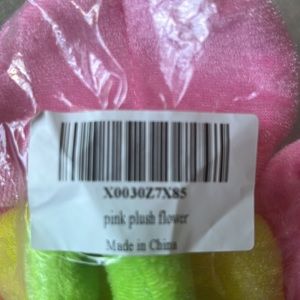Other | Pink Plush Bendable Daisy Flower Brand New In Package Pink ...